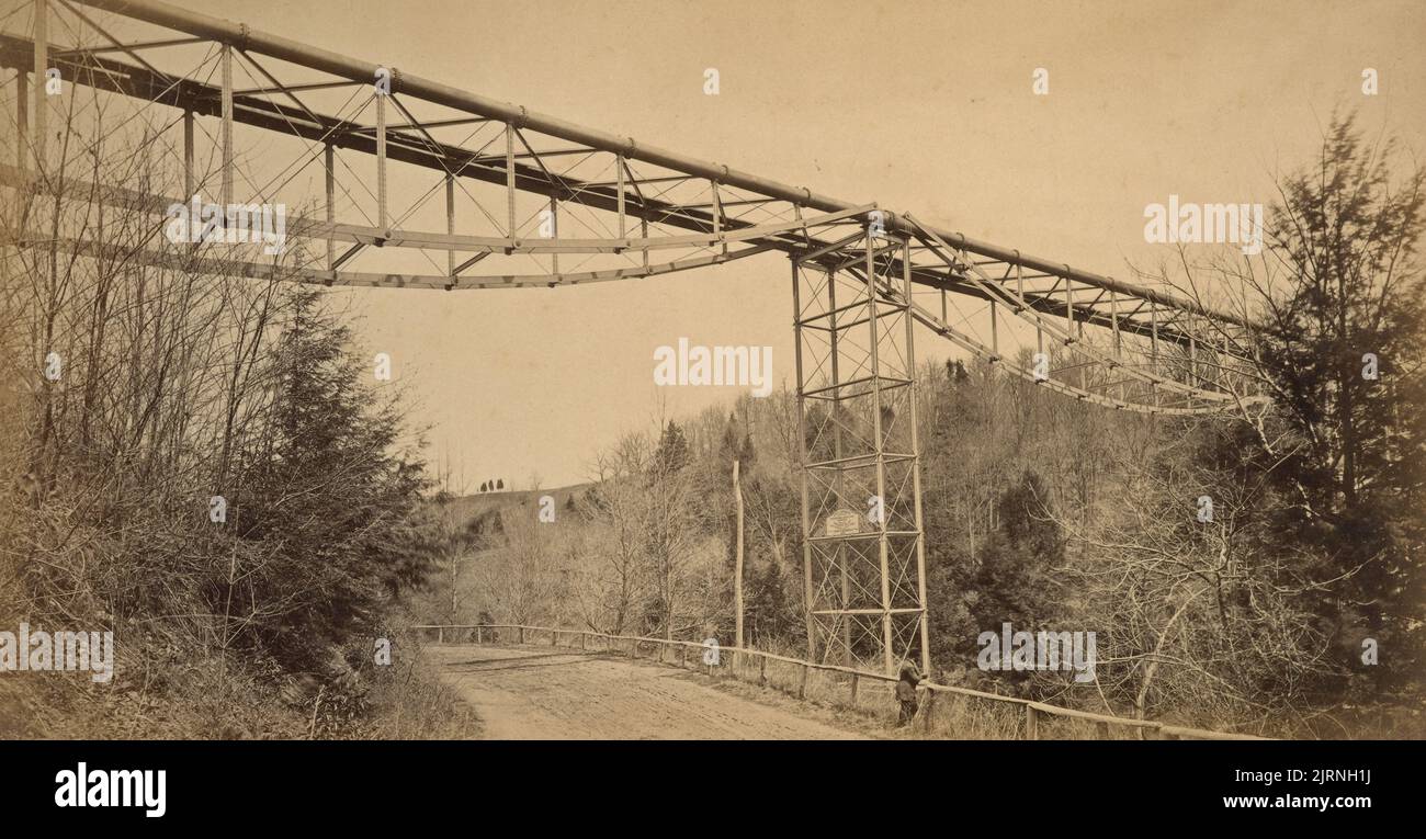 Philadelphia, pipe bridge over the Wissahickon, 1870-1889, Philadelphia ...