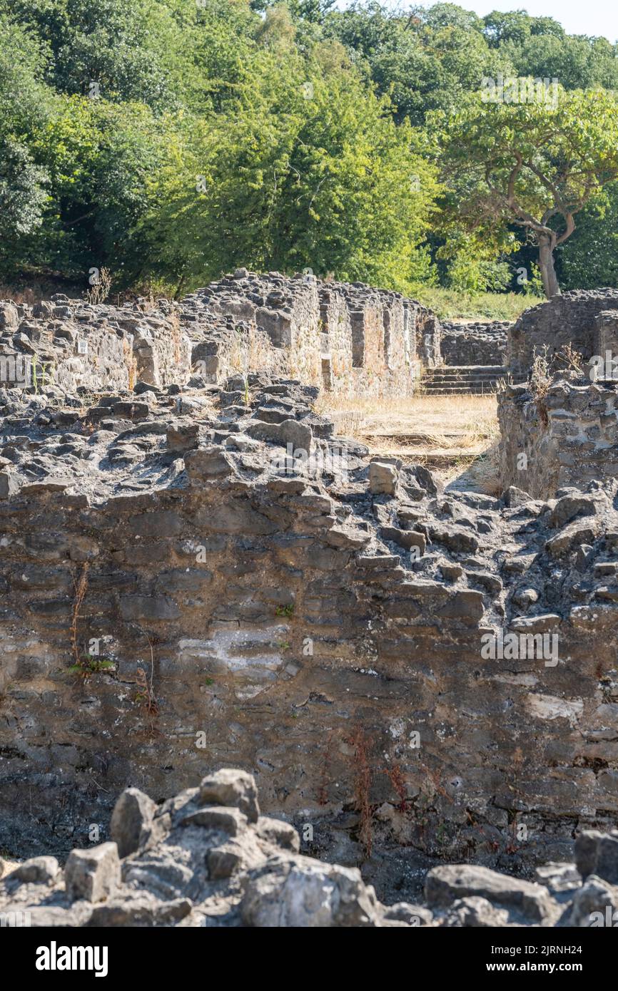 The ancient remains of Lesnes Abbey, the 12th century built monastery ...