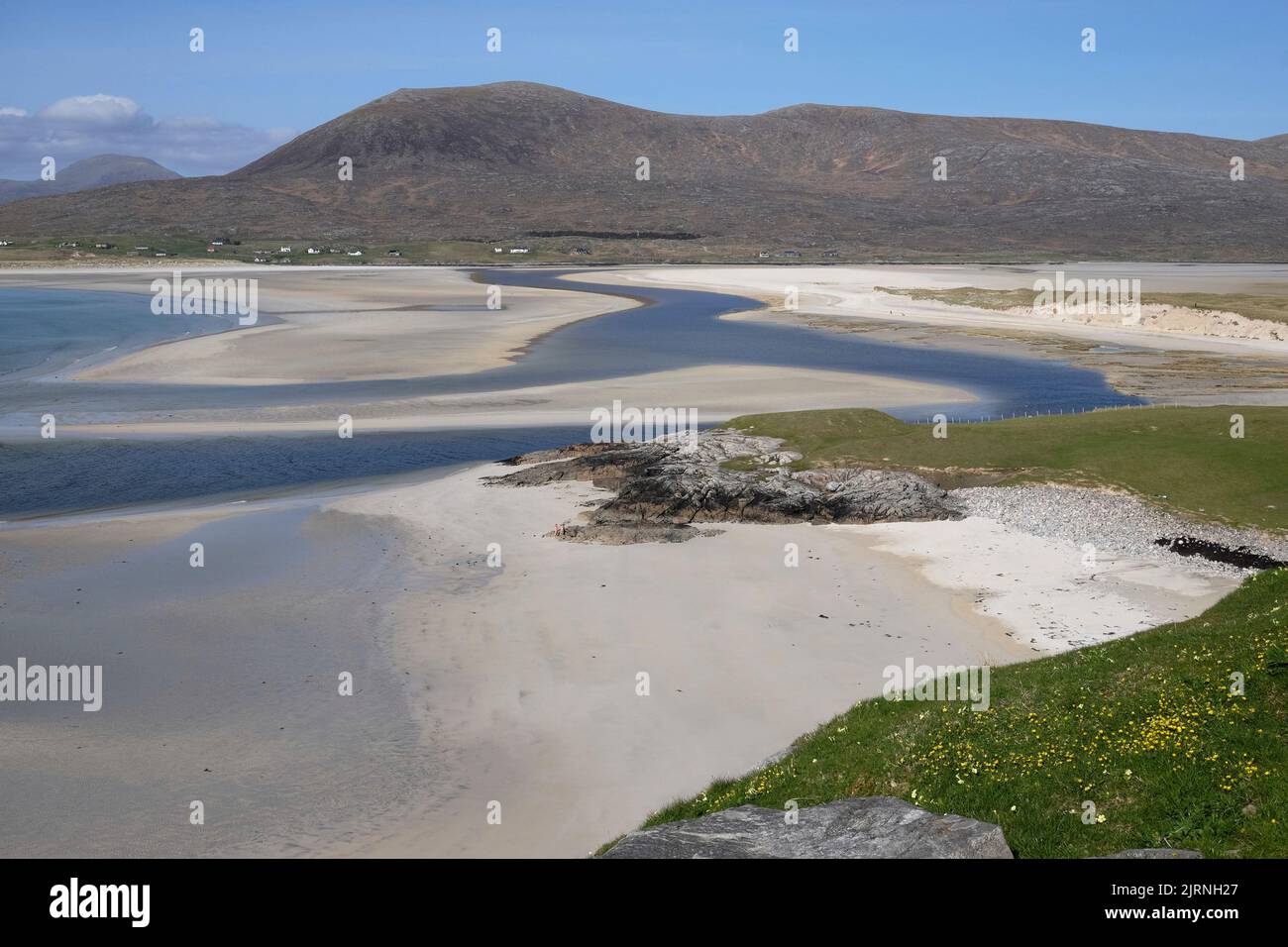 Scotland, Western Isles, Harris, Aird Niosaboist beach Stock Photo - Alamy