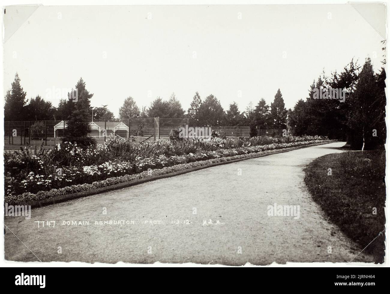 Domain, Ashburton, 1912, Ashburton, by Muir & Moodie Stock Photo - Alamy