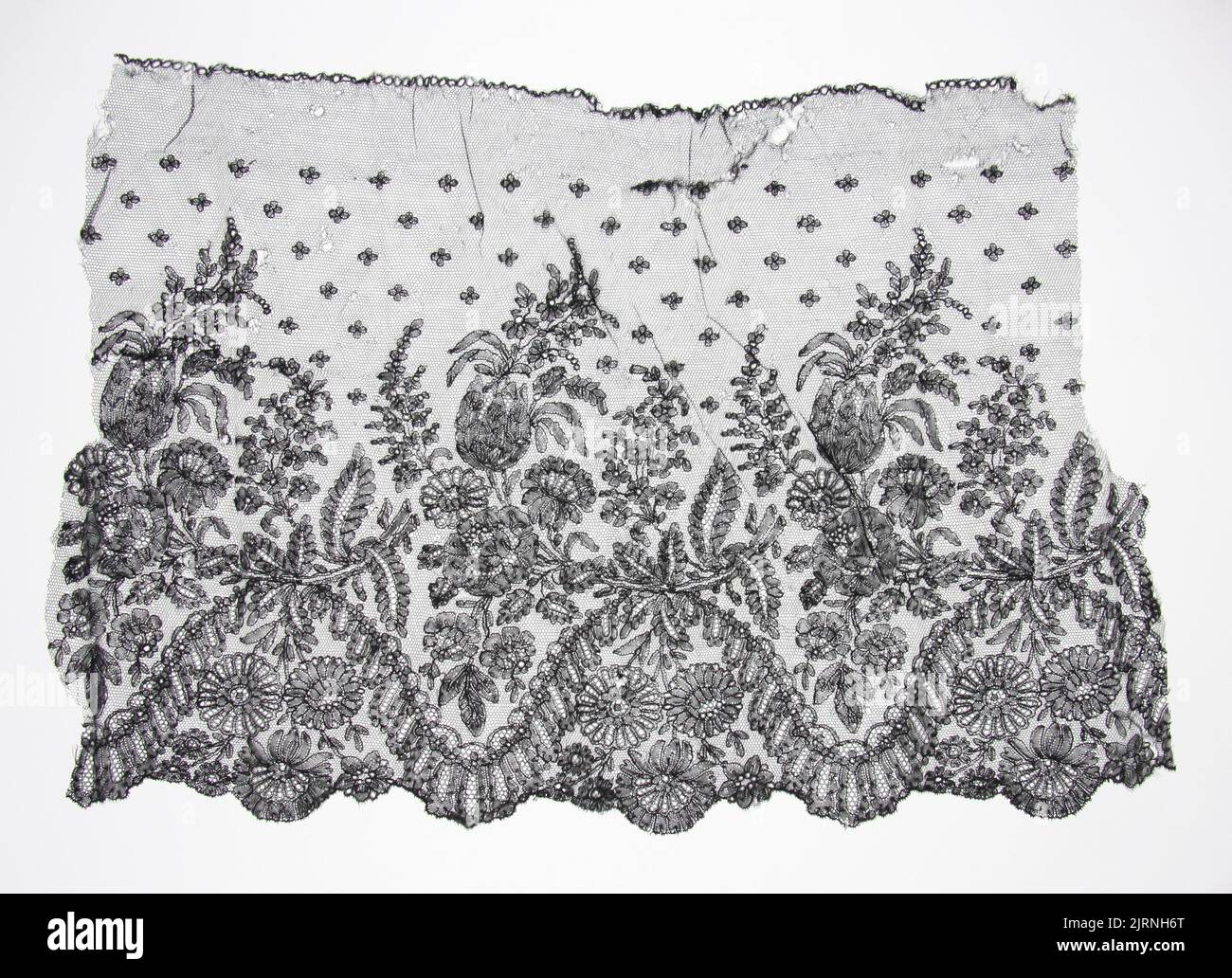 Lace, 1800s, France, maker unknown. Gift of Mrs G. Acland Allen, 1955 ...
