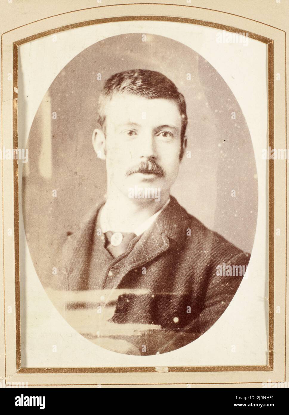 Thomas Muir, circa 1890, Dunedin, by Burton Brothers Stock Photo - Alamy