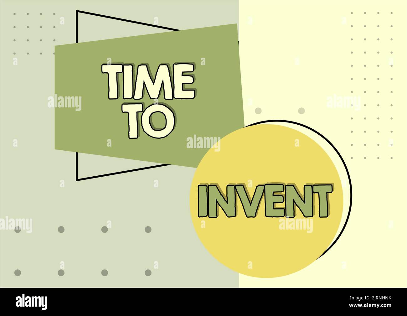 Text sign showing Time To Invent. Business overview Invention of ...