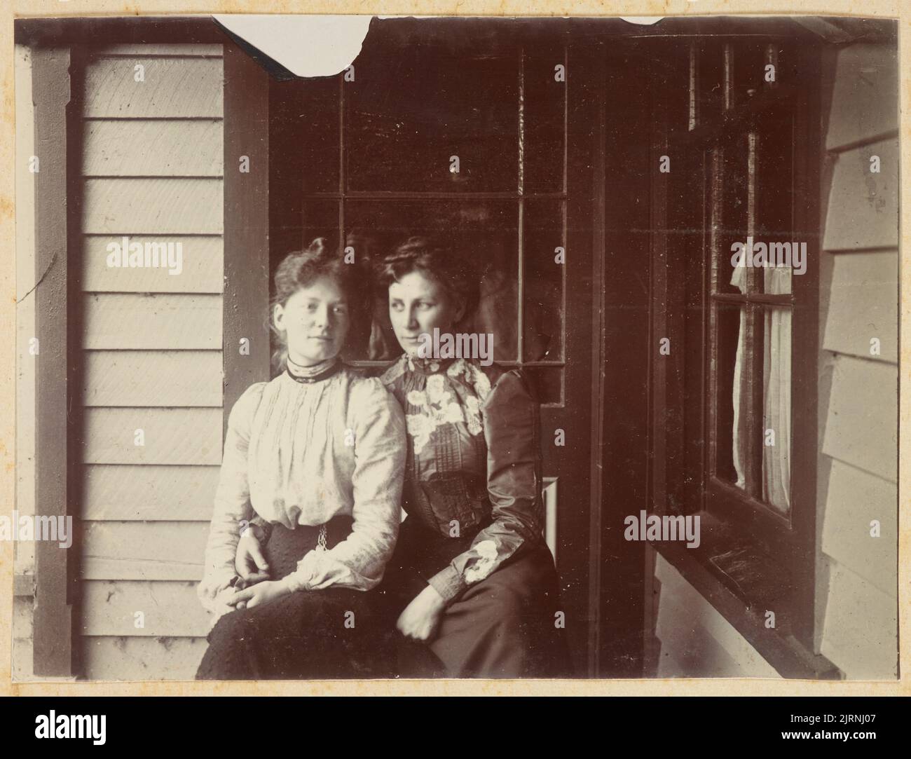 Portrait. From the album: Snapshot album - Nga Mahanga, circa 1900, Manawat River, maker unknown ...