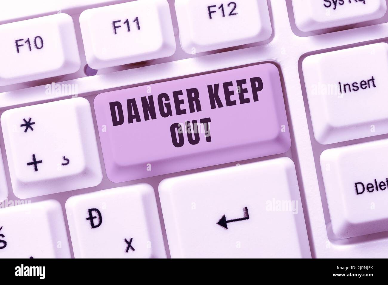 Inspiration showing sign Danger Keep Out. Conceptual photo Warning be ...