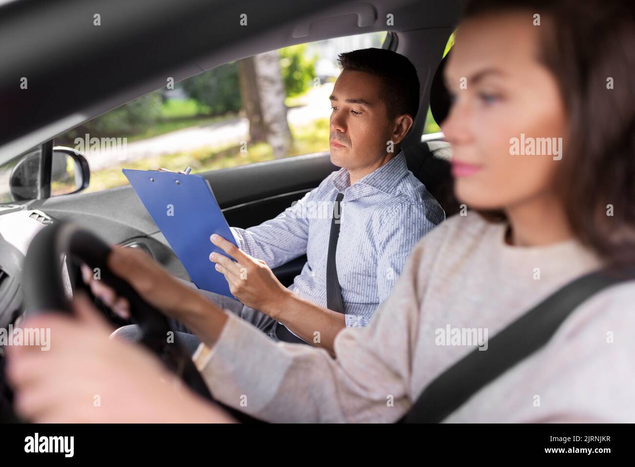 Driver instructor hi-res stock photography and images - Alamy