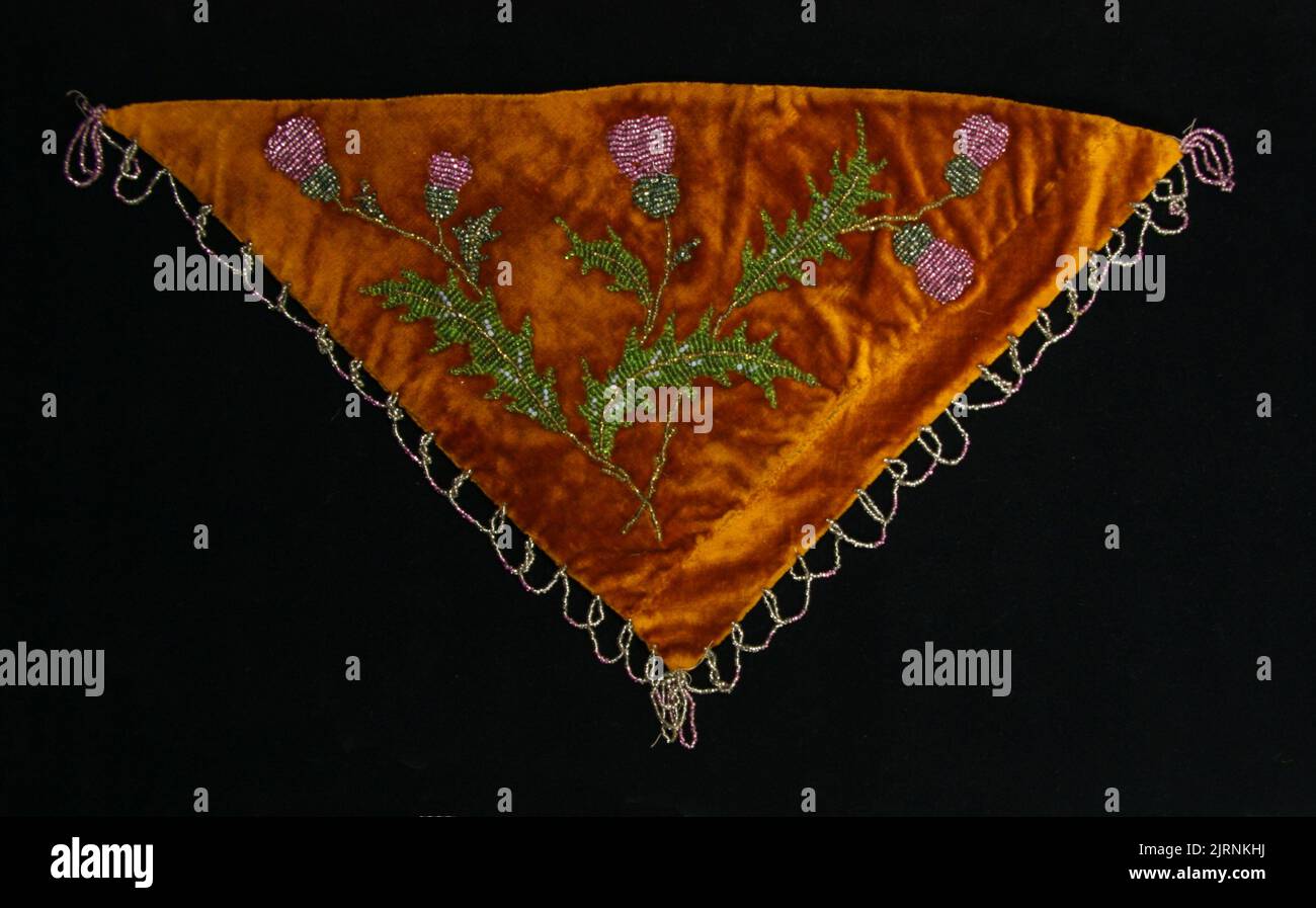 Embroidery, circa 1890, by Arthur Crum. Gift of Mrs Ruby Carman, 1966 ...