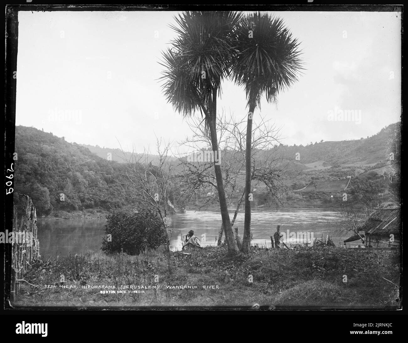 Near Hiroharama (Jerusalem), Wanganui River, New Zealand, by Burton ...