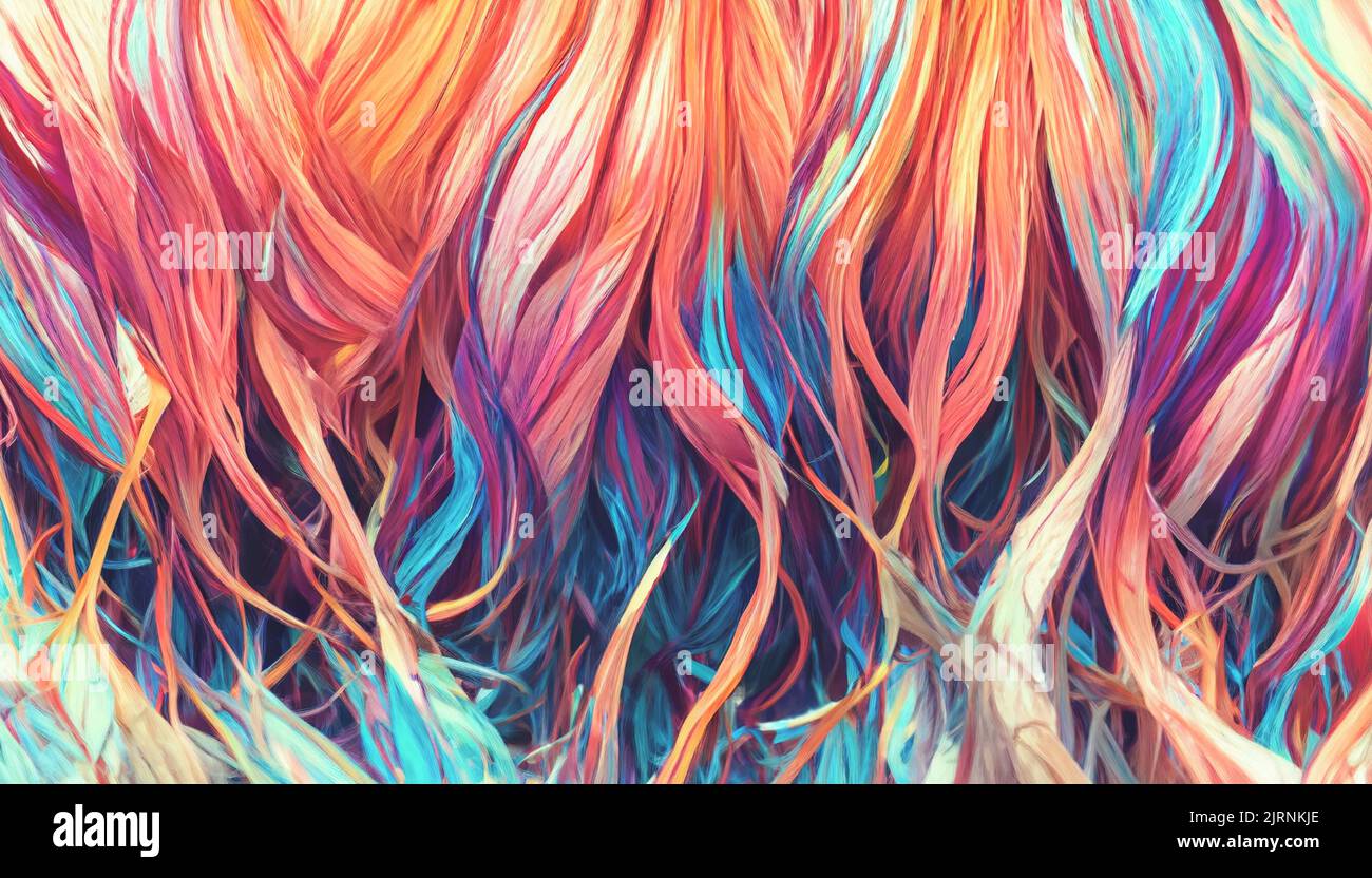 Creative hair extension hi-res stock photography and images - Alamy