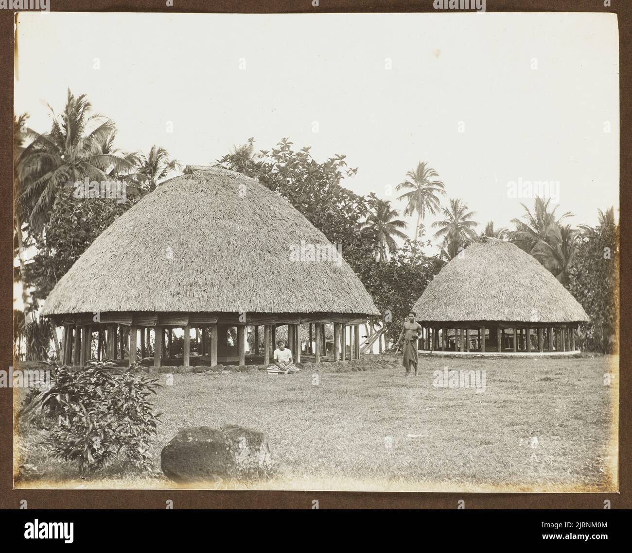 Samoa village scene from the hi-res stock photography and images - Alamy