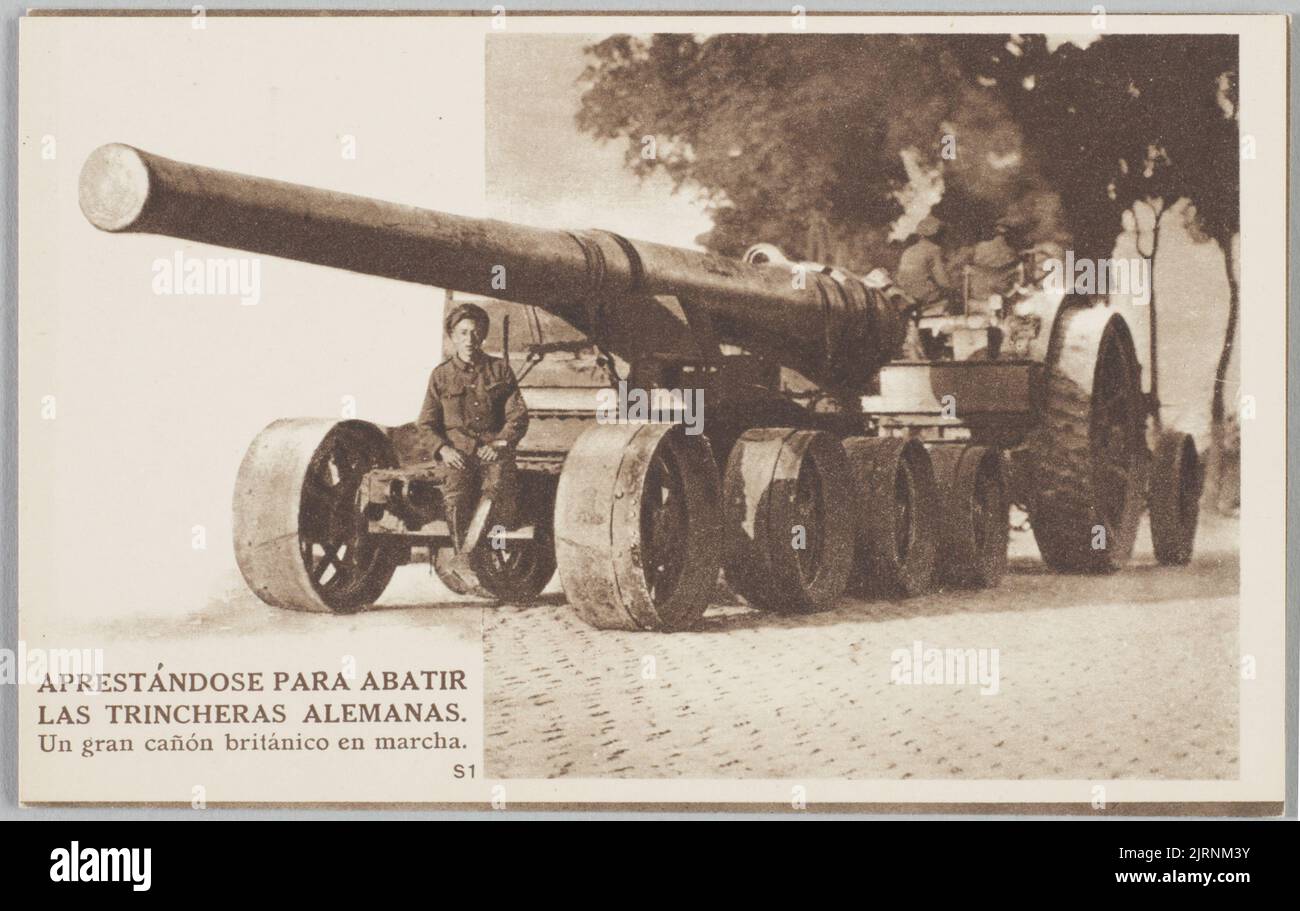 ARESTANDOSE PARA ABATIR LAS TRINCHERAS ALEMANAS/Areste to abate the ...