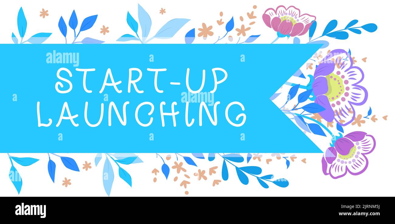 Conceptual caption Start Up Launching. Business overview Launch ... Conceptual caption Start Up Launching. Business overview Launch ...