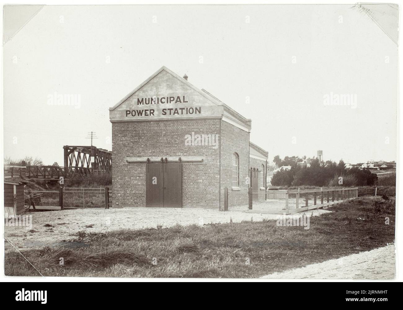 Municipal Power Station, Balclutha, Balclutha, by Muir & Moodie Stock ...