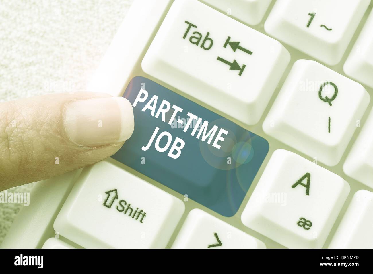 Conceptual display Part Time Job. Internet Concept Working a few hours per day Temporary Work ...