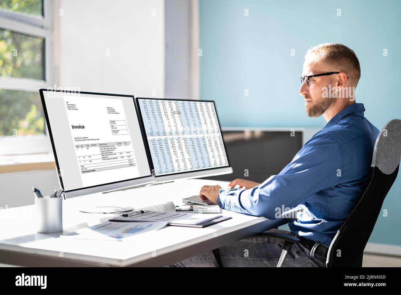 Medical Coding Bill And Billing Codes Spreadsheets Stock Photo - Alamy