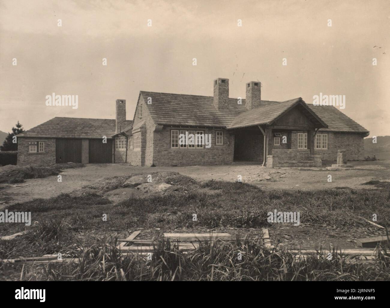 Wilkinson House - Exterior View, 1920s, Taranaki, by J.W. Chapman ...