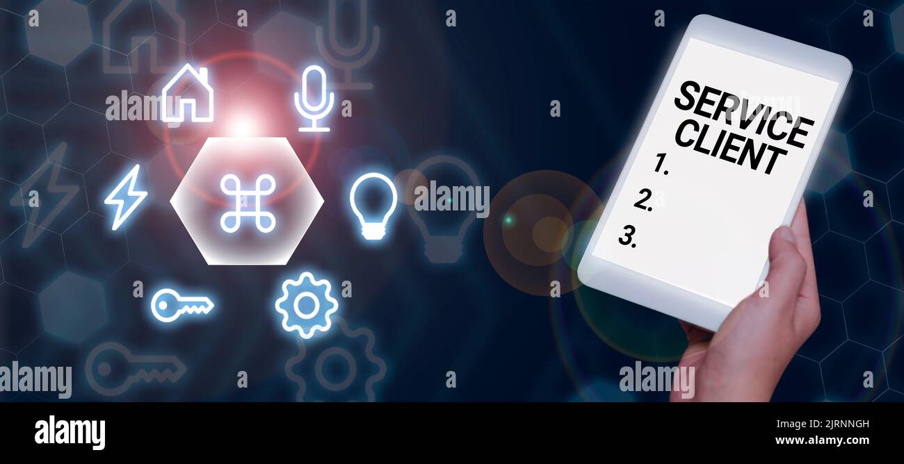 Writing Displaying Text Service Clientdealing With Customers Satisfaction And Needs Efficiently