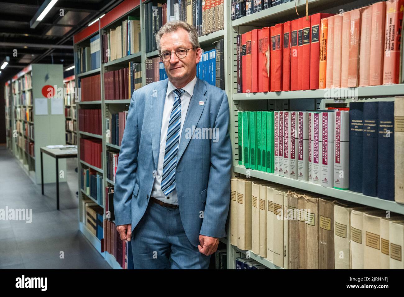 Leuven, Belgium. 25th Aug, 2022. Lieven Boeve, chairman of the Flemish ...