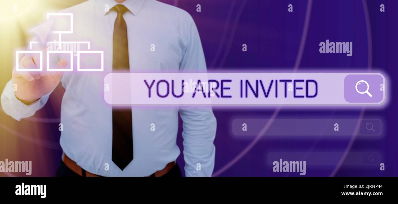 Text showing inspiration You Are Invited. Business overview Receiving ... Text showing inspiration You Are Invited. Business overview Receiving ...