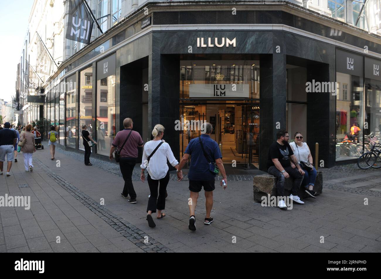 Copenhagen /Denmark/25 August 2022/ Denmark's Illum department shoping ...