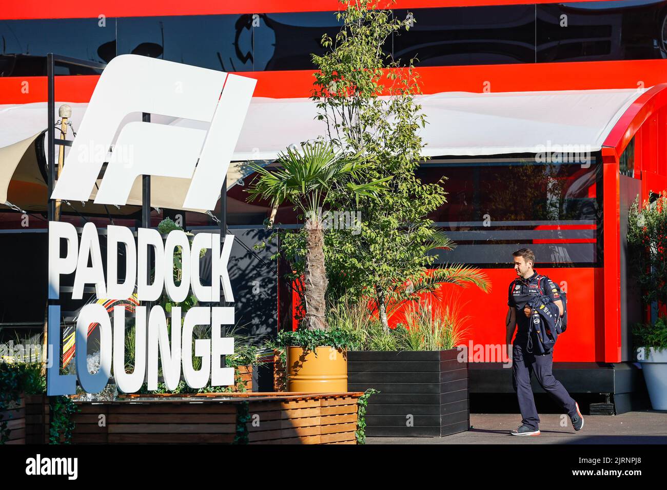 paddock, lounge during the Formula 1 Rolex Belgian Grand Prix 2022 ...