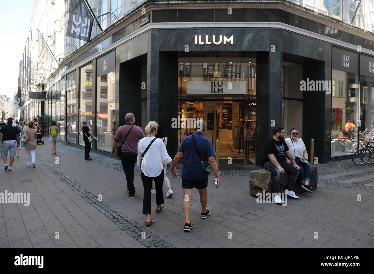 Copenhagen /Denmark/25 August 2022/ Denmark's Illum department shoping ...