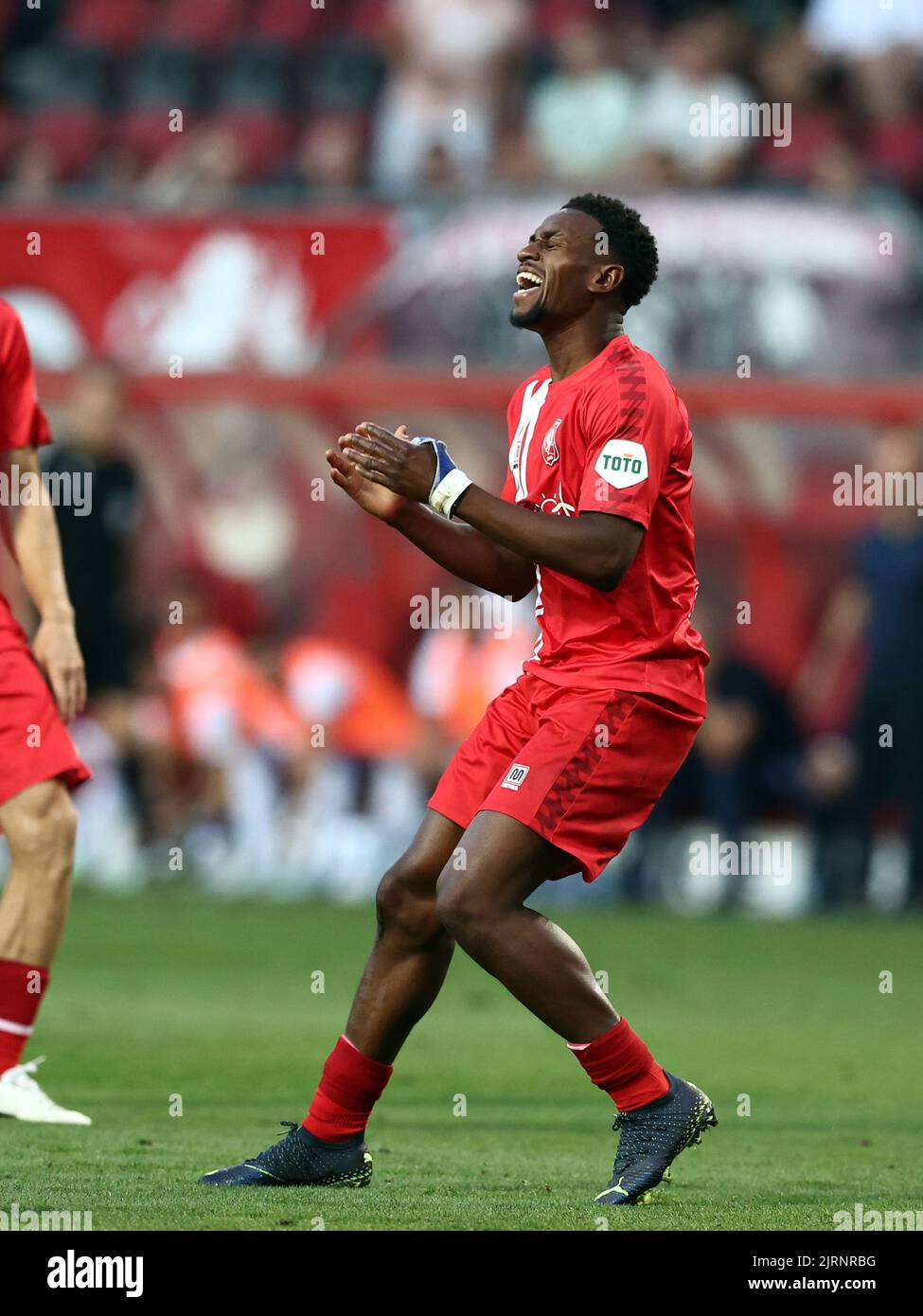 ENSCHEDE - Virgil Misidjan of FC Twente reacts during the UEFA ... ENSCHEDE - Virgil Misidjan of FC Twente reacts during the UEFA ...