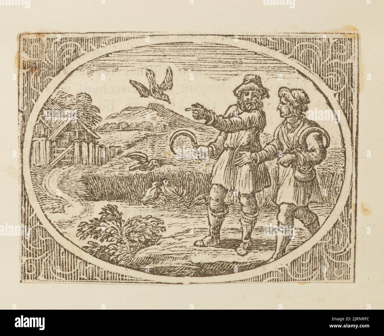 Wood engraving, England, by Thomas Bewick Stock Photo - Alamy