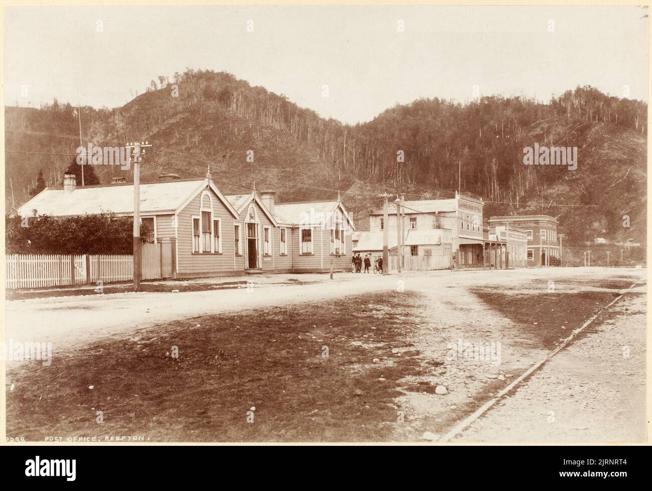 Post Office, Reefton, 1904, Dunedin, by Muir & Moodie Stock Photo - Alamy