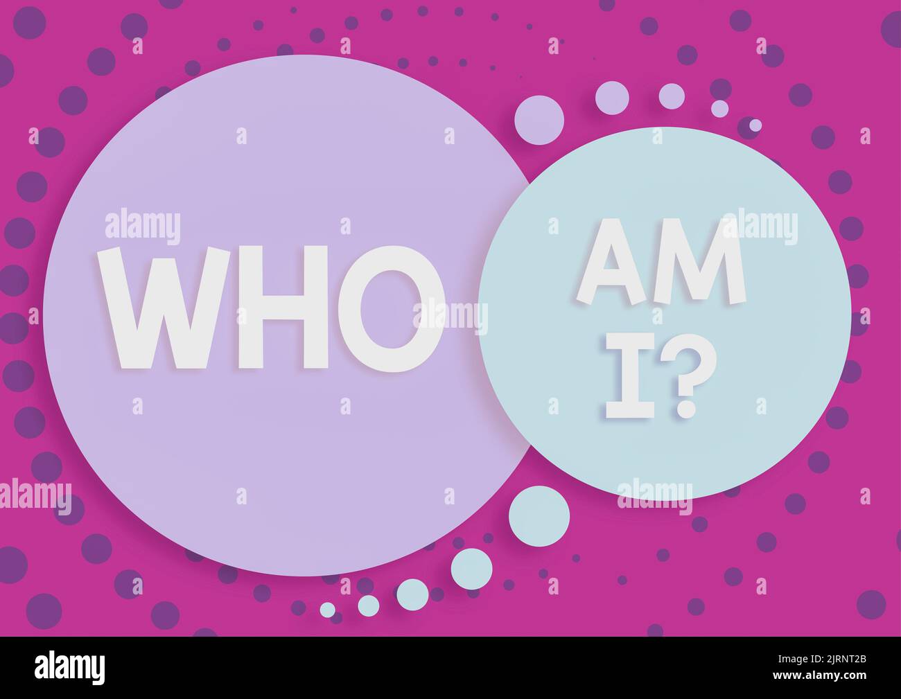 Text sign showing Who Am I. Conceptual photo Introduce Identify ...