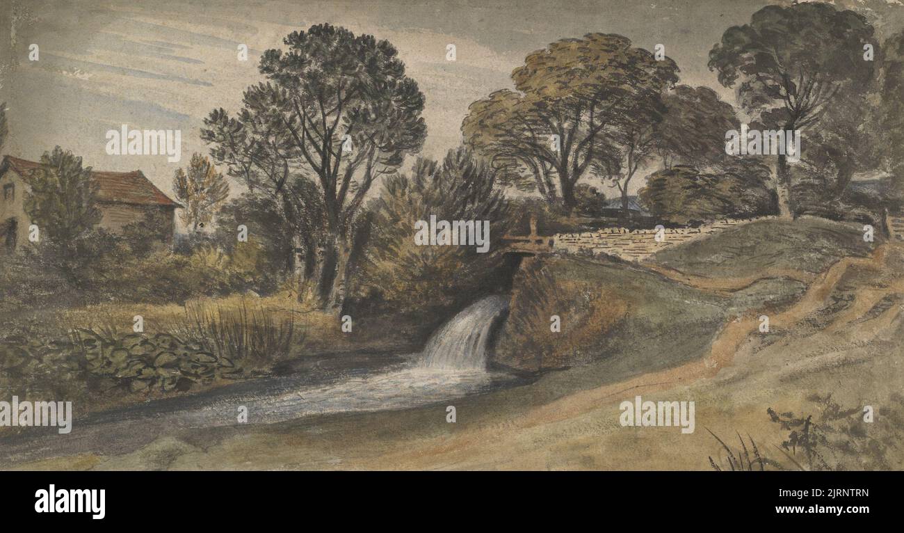 The mill at Heather, 1802, England, by William Crotch. Gift of ...