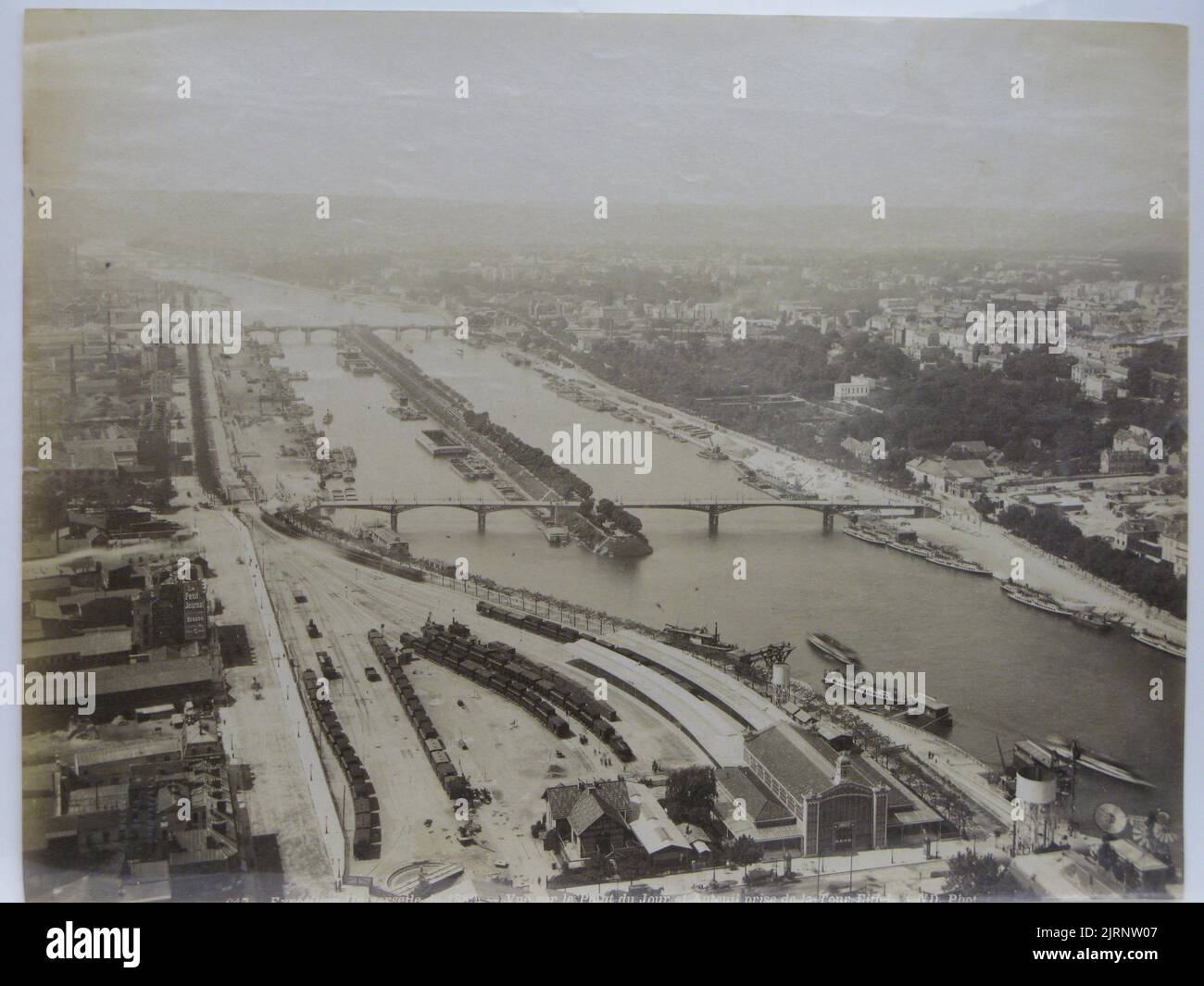 Exposition Universelle de 1889, Vue sur le Point du Jour et Auteuil ...