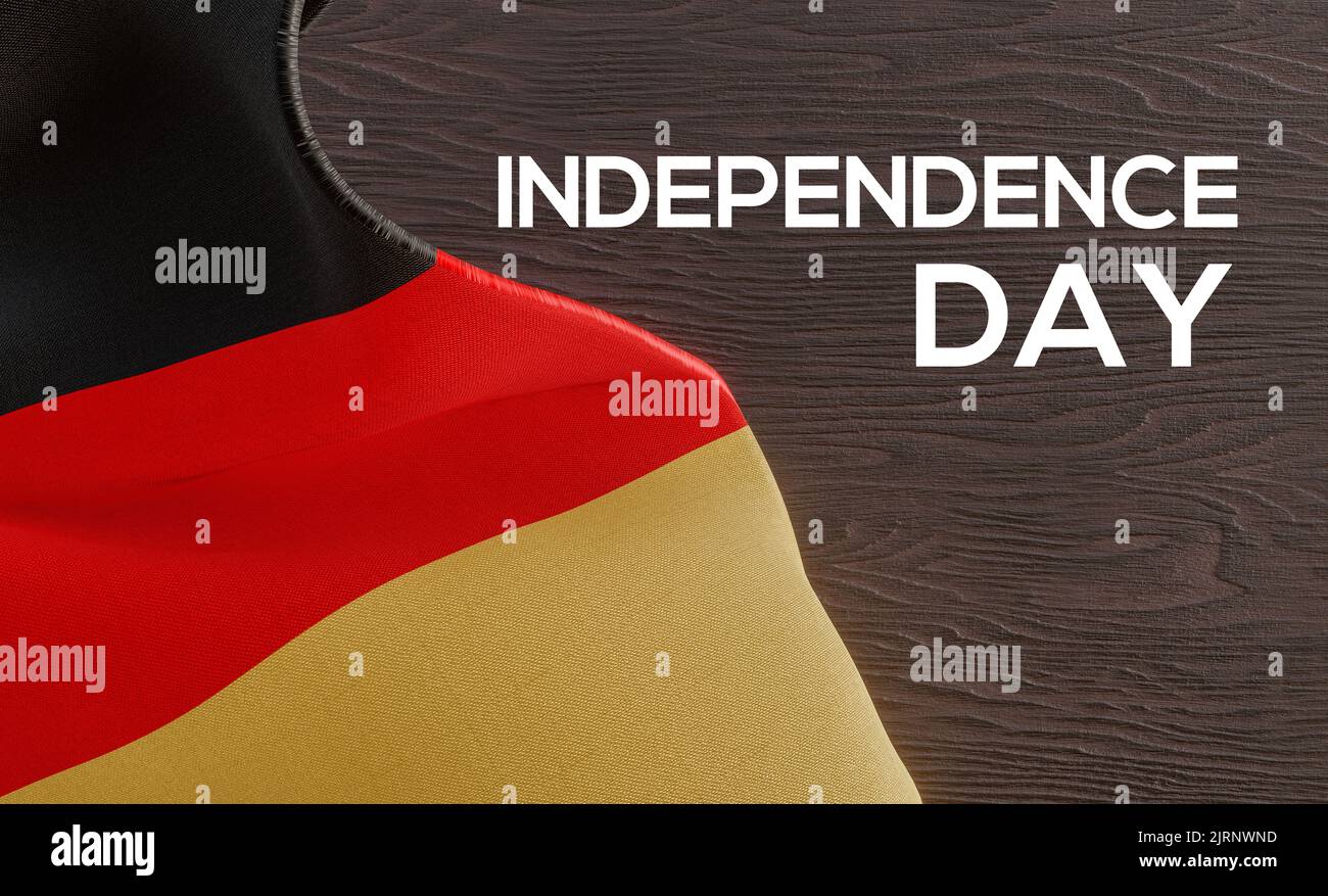 Happy Independence day in Germany, Germany national holiday, flag ...