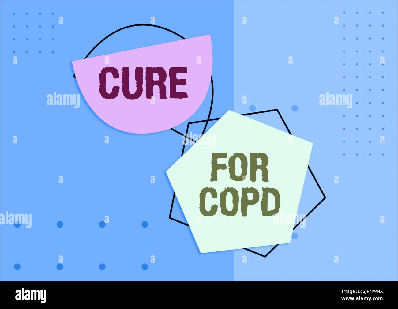 Conceptual caption Cure For Copd. Word for Medical treatment over Chronic Obstructive Pulmonary ...