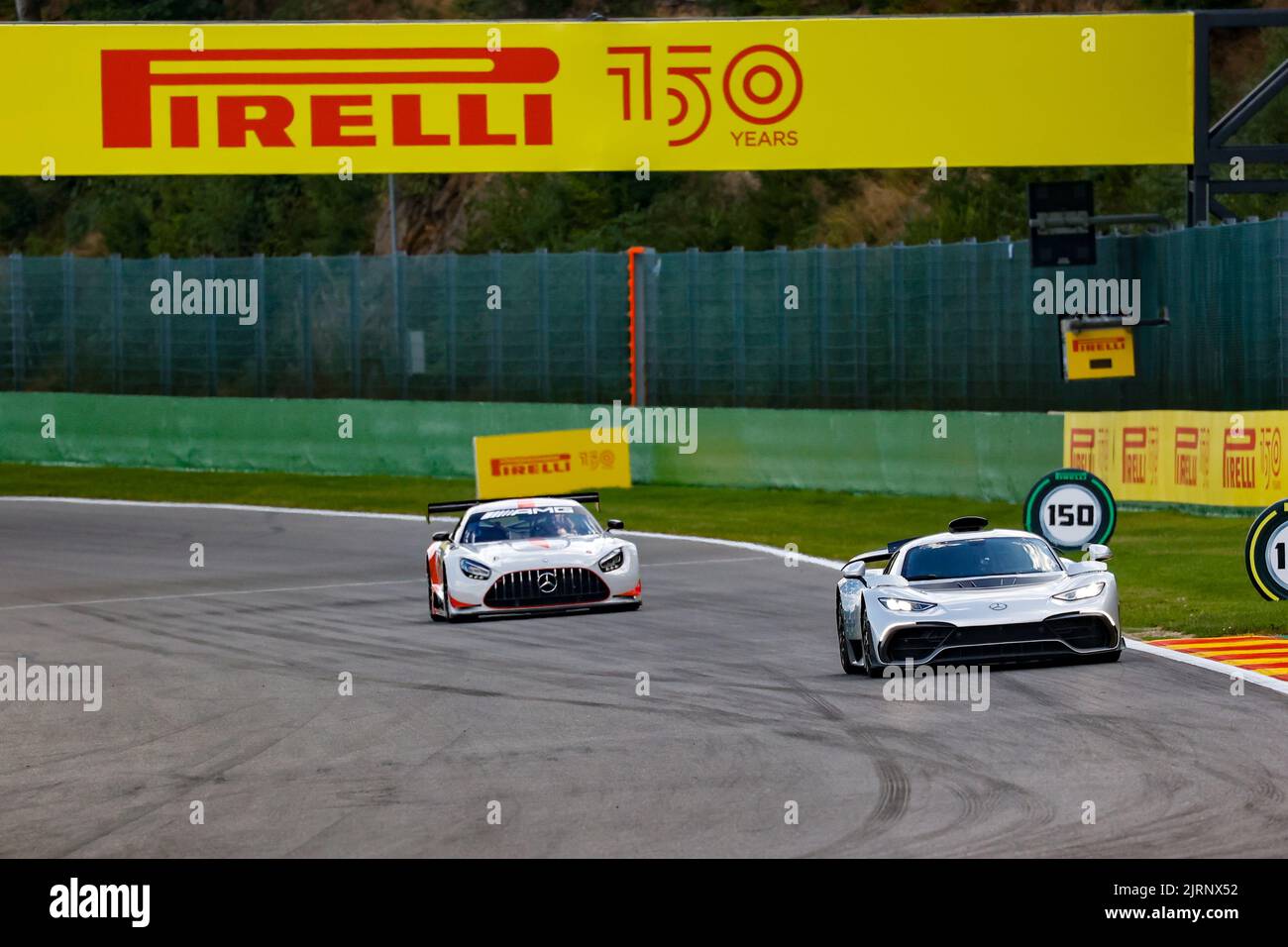 August 25, 2022, Rome, Belgium: Mercedes GT3 EDITION 55 and Mercedes ...