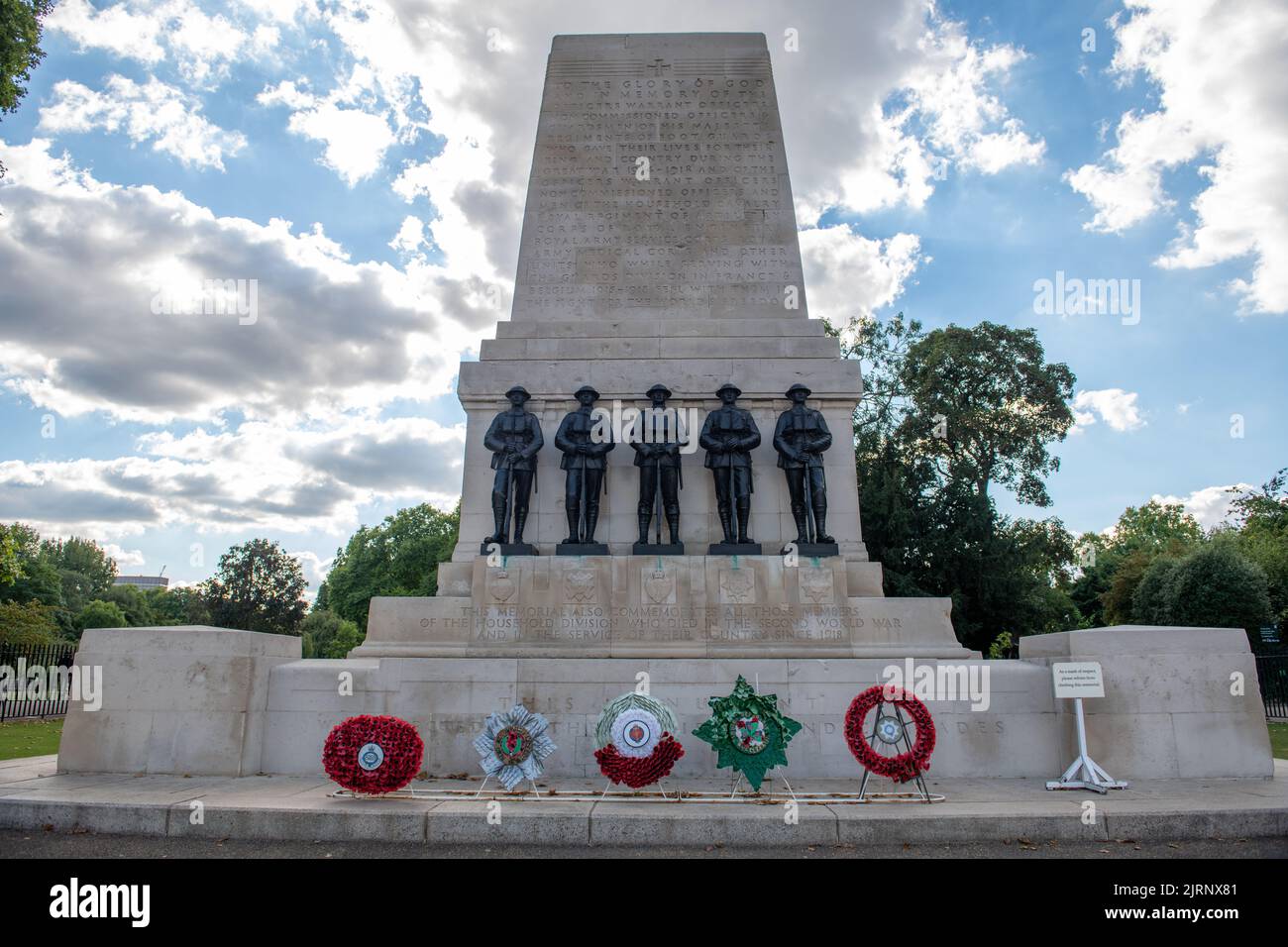 Guard's Memorial, War memorial, London, England, United Kingdom Stock ...