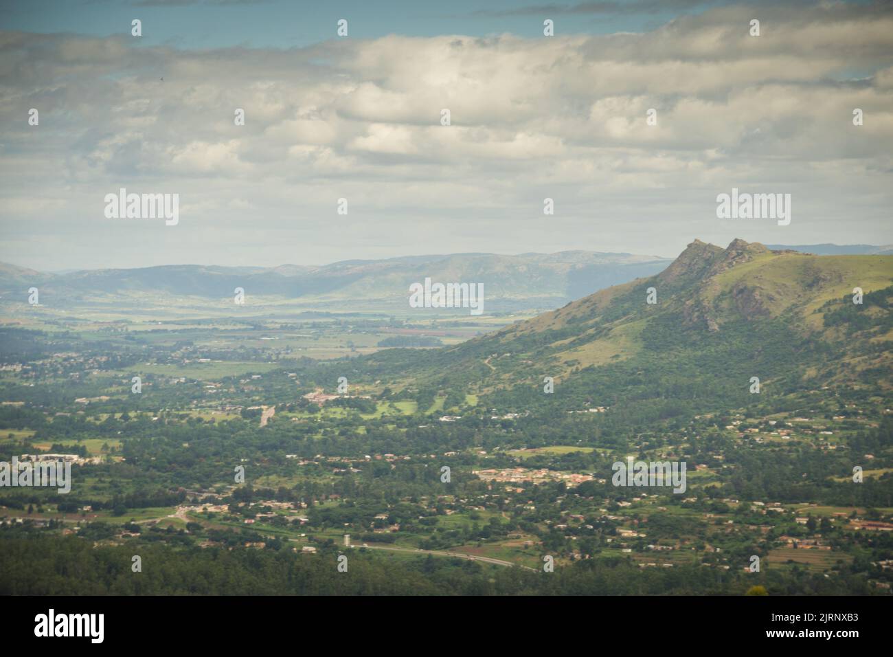 A beautiful mountain view in the Swaziland, South Africa Stock Photo ...