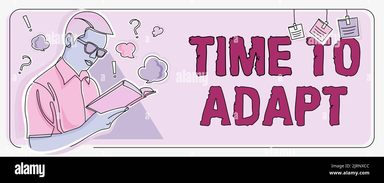 Adapt adapting change changes Cut Out Stock Images & Pictures - Alamy