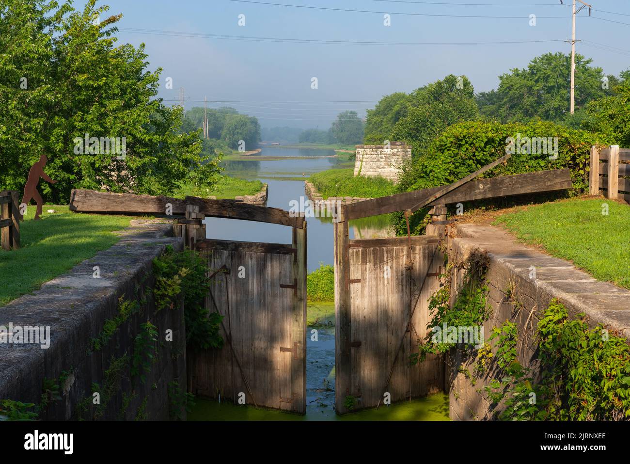 Lasalle canal boat hi-res stock photography and images - Alamy