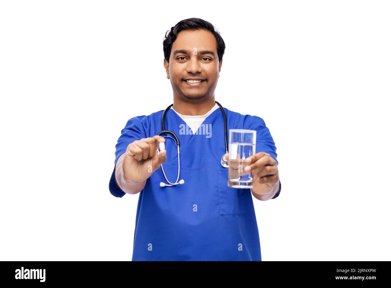 Doctor medicine glass water hi-res stock photography and images - Alamy