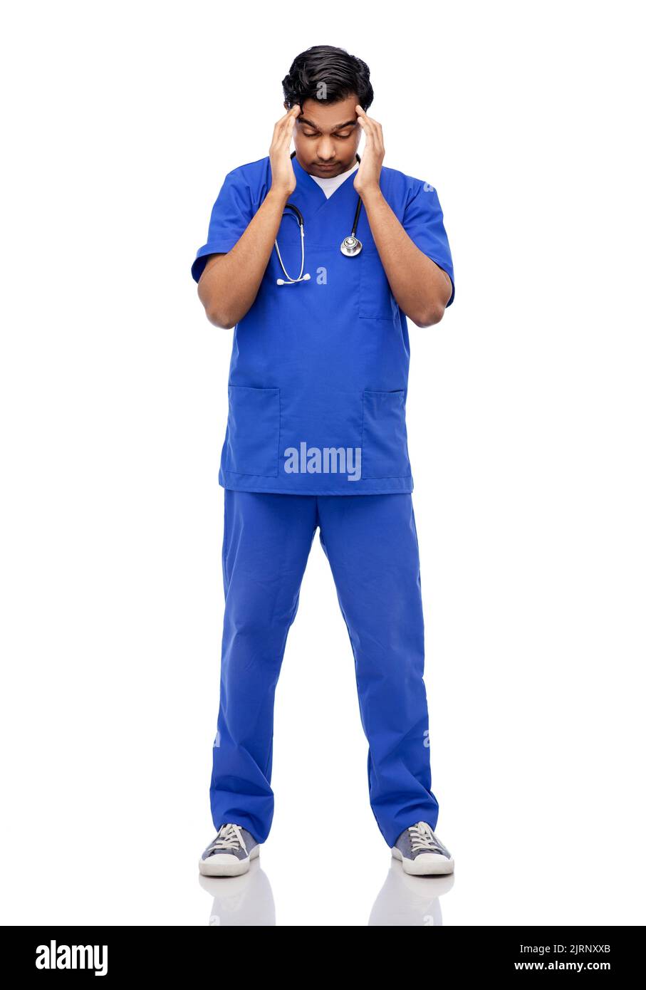 Young doctor migraine headache Cut Out Stock Images & Pictures - Alamy