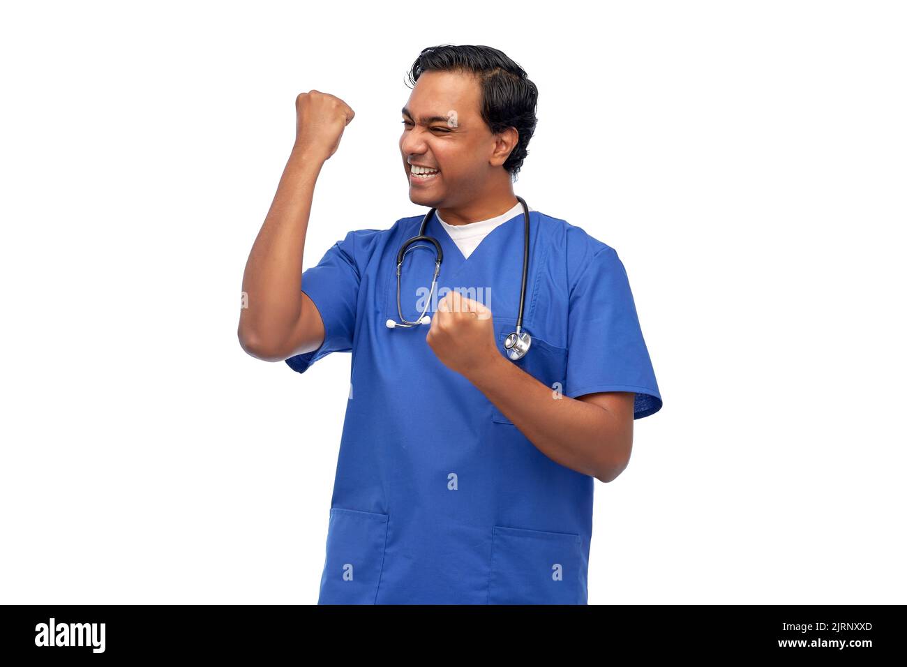 Doctor celebrating hi-res stock photography and images - Alamy