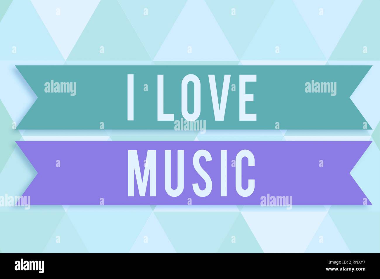 Text caption presenting I Love Music. Word for Having affection for ...