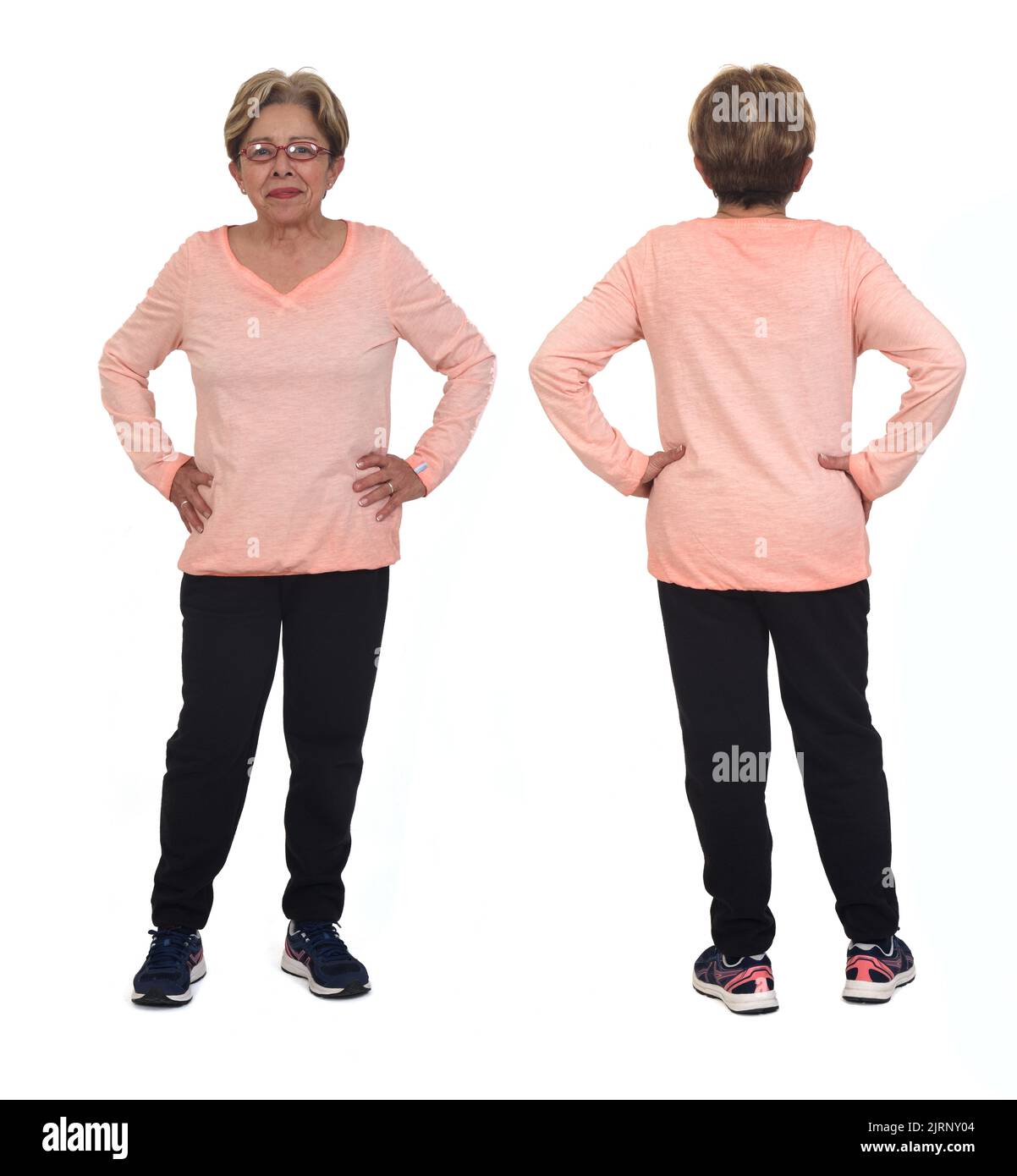 Front back view same hi-res stock photography and images - Alamy