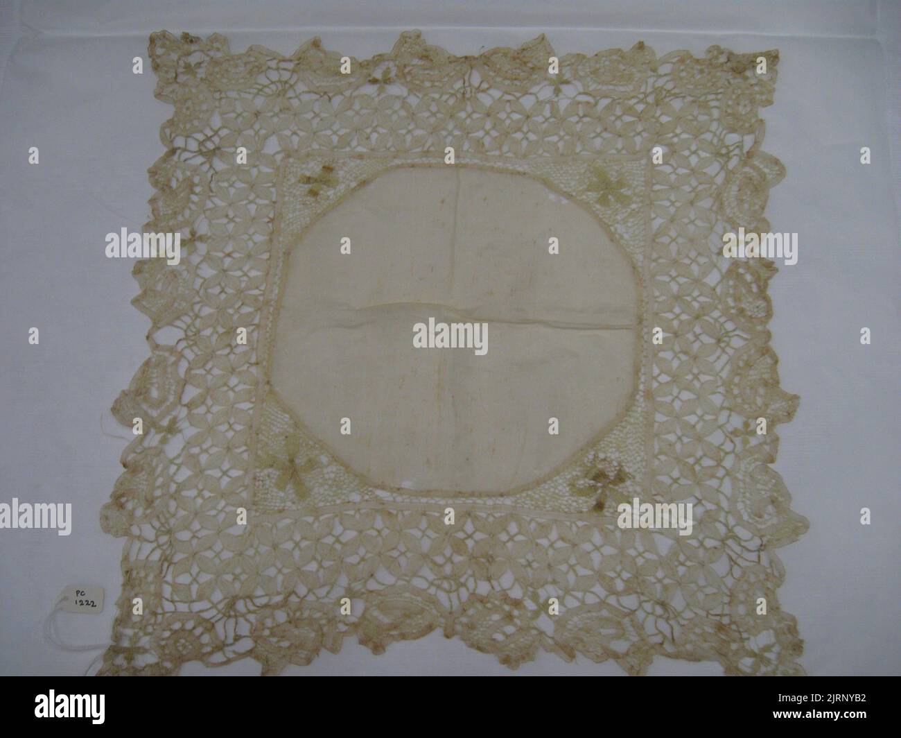 Handkerchief, 1800s, maker unknown. Gift of Mrs Phyllis Cousins, 1965 ...