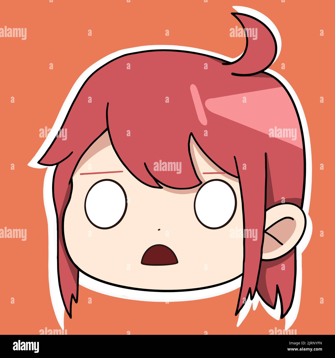 Angry Anime Face Chibi