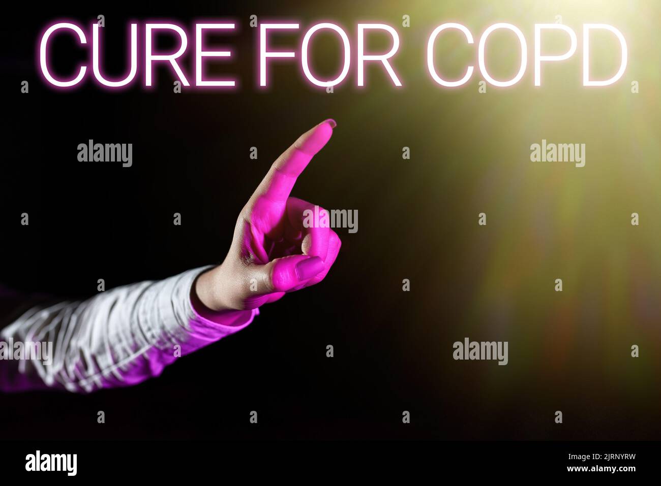 Writing displaying text Cure For Copd. Business showcase Medical ...