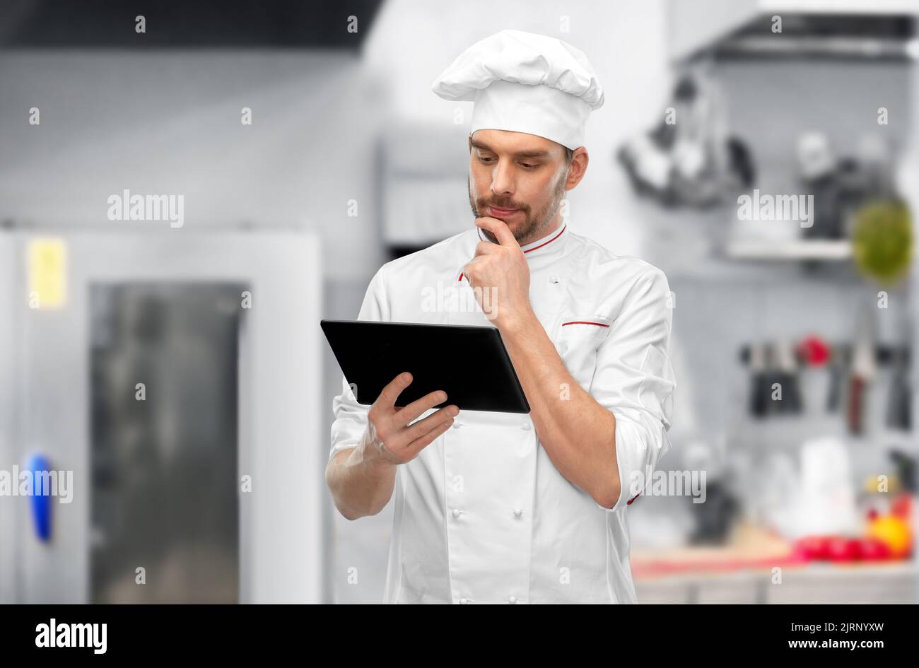 Kitchen staff serious hi-res stock photography and images - Alamy
