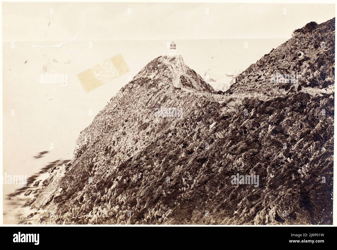 Nugget Point Lighthouse, 1870-1880s, Nugget Point, by Burton Brothers ...