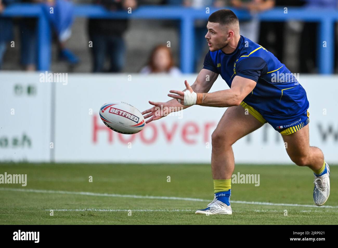 Danny Walker #16 of Warrington Wolves during pre match warm up Stock ...